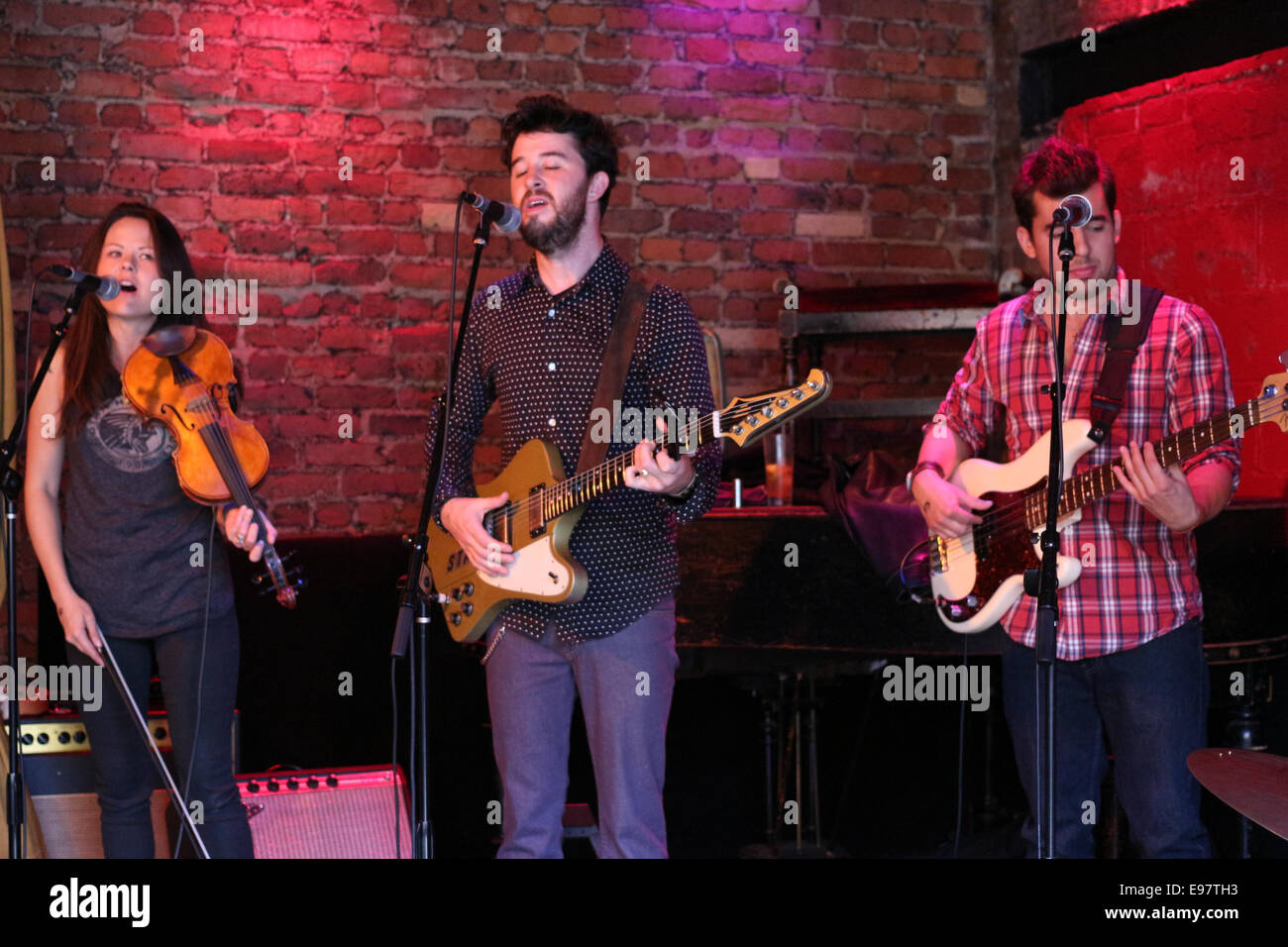 New York, New York, USA. 21st Oct, 2014. Buffalo Stack plays at ...