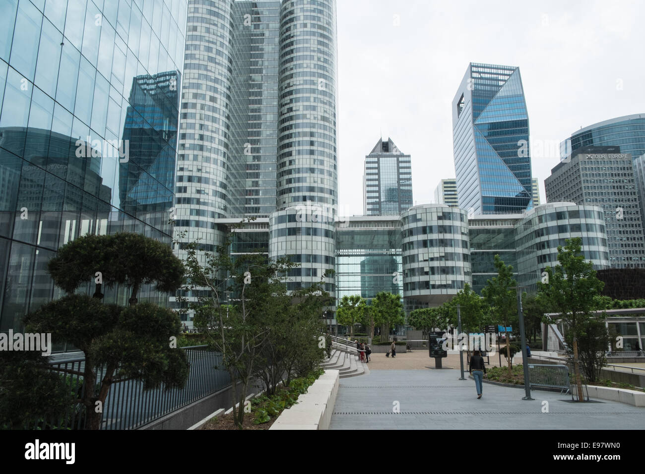La Defense,Paris,France,French,skyline,modern,architecture,buildings ...
