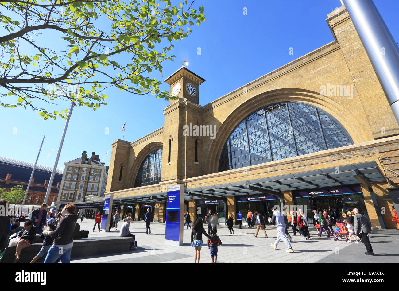 The new public space, Kings Cross Square, on Euston Road, in front of ...