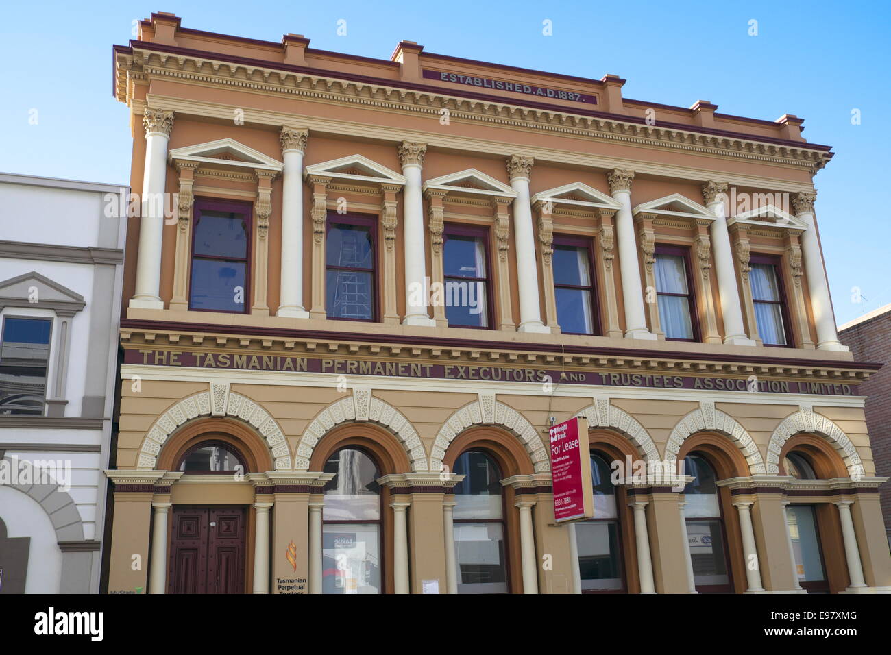 example of colonial architecture in Launceston,Tasmania,Australia Stock ...