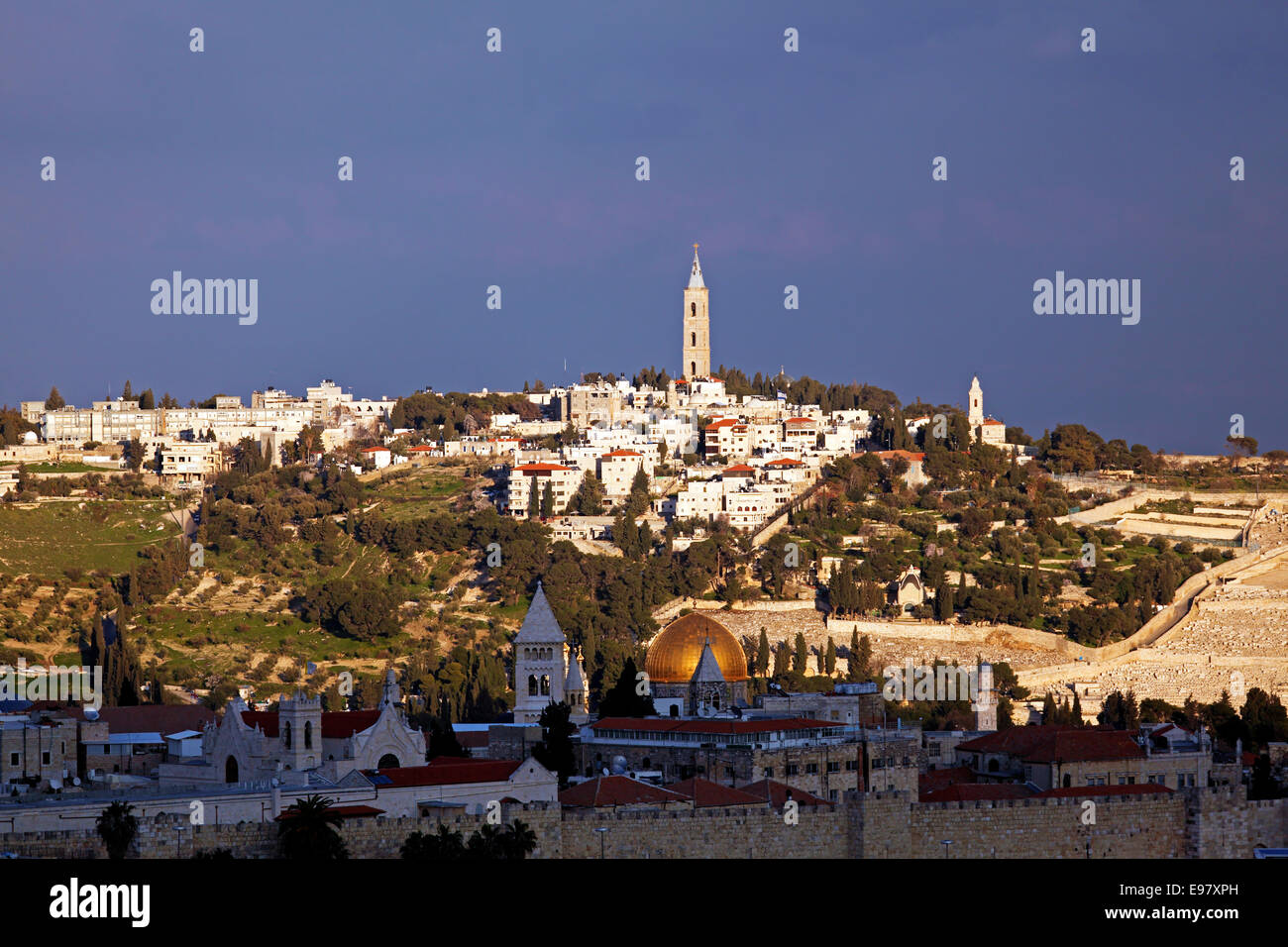 Temple mount jerusalem aerial view hi-res stock photography and images ...