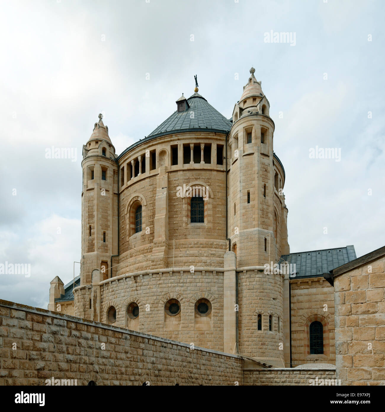 Benedictine Dormition Abbey, Jerusalem, Israel Stock Photo - Alamy