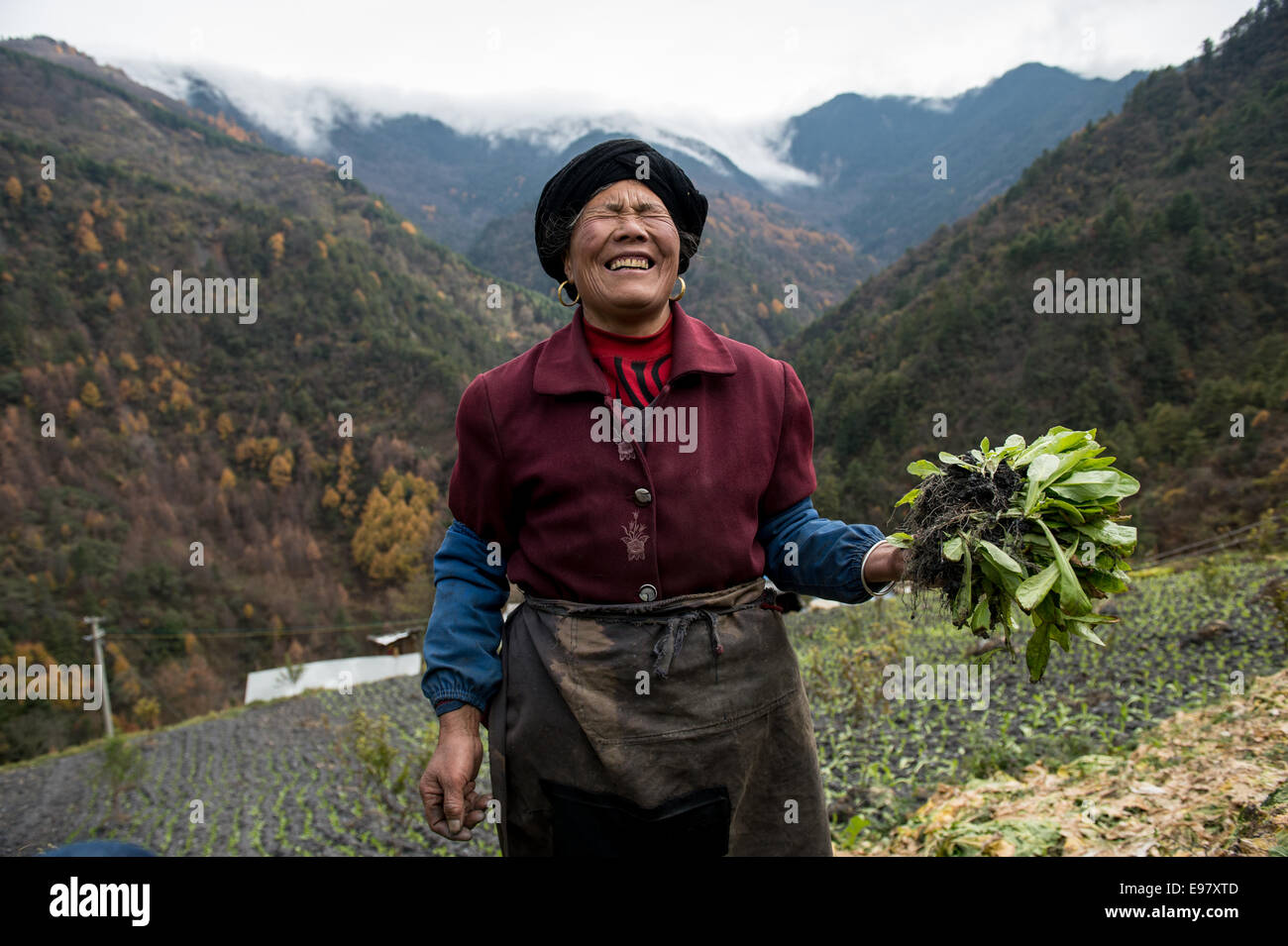 A farmer in the mountains in Sichuan, China. (Photo by Ami Vitale Stock ...