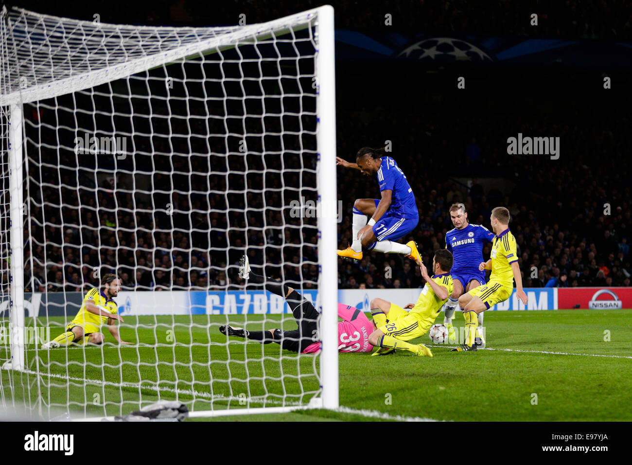 London, UK. 21st Oct, 2014. Champions League Group Stage. Chelsea ...