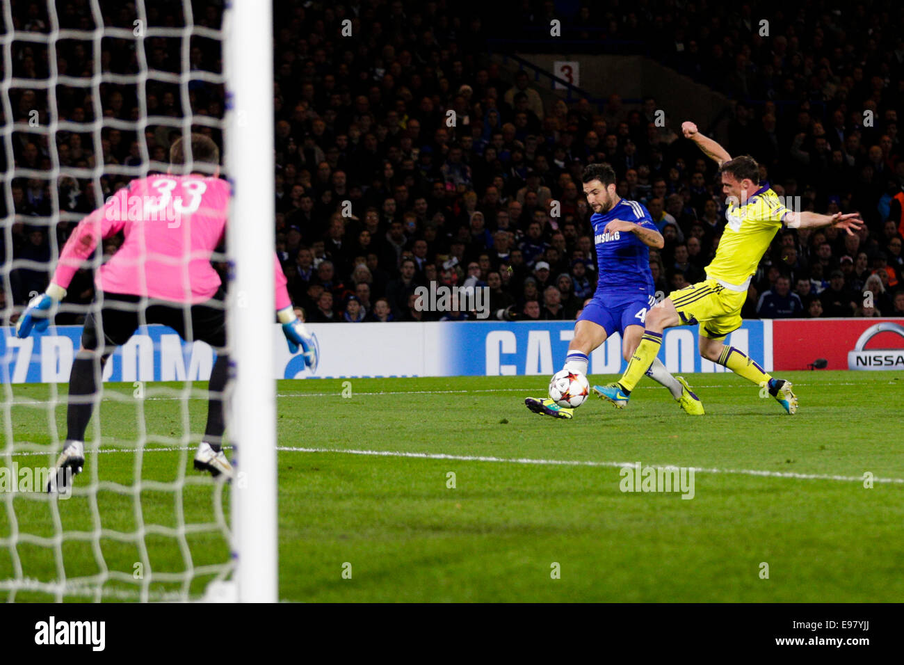London, UK. 21st Oct, 2014. Champions League Group Stage. Chelsea ...