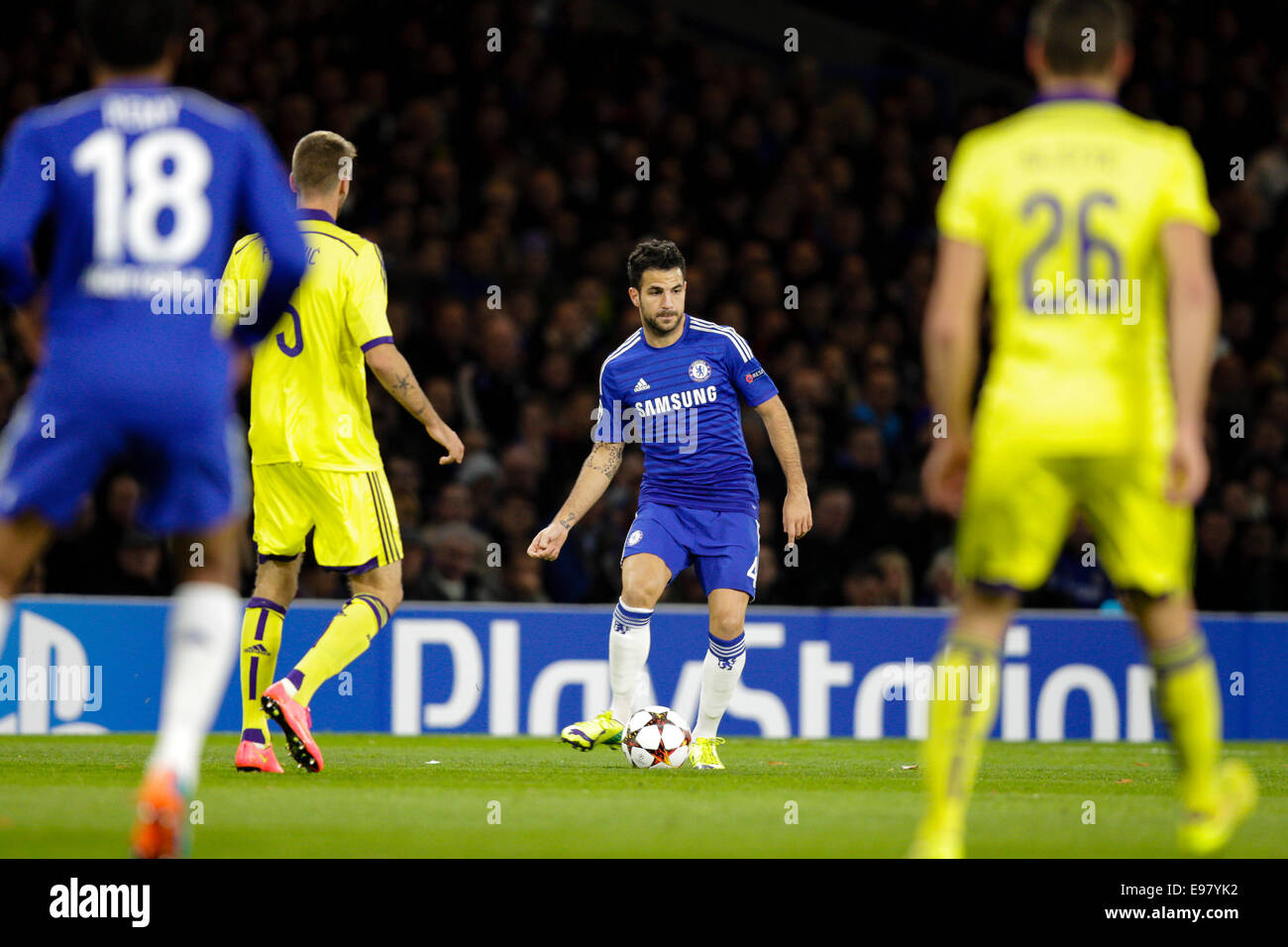 London, UK. 21st Oct, 2014. Champions League Group Stage. Chelsea ...