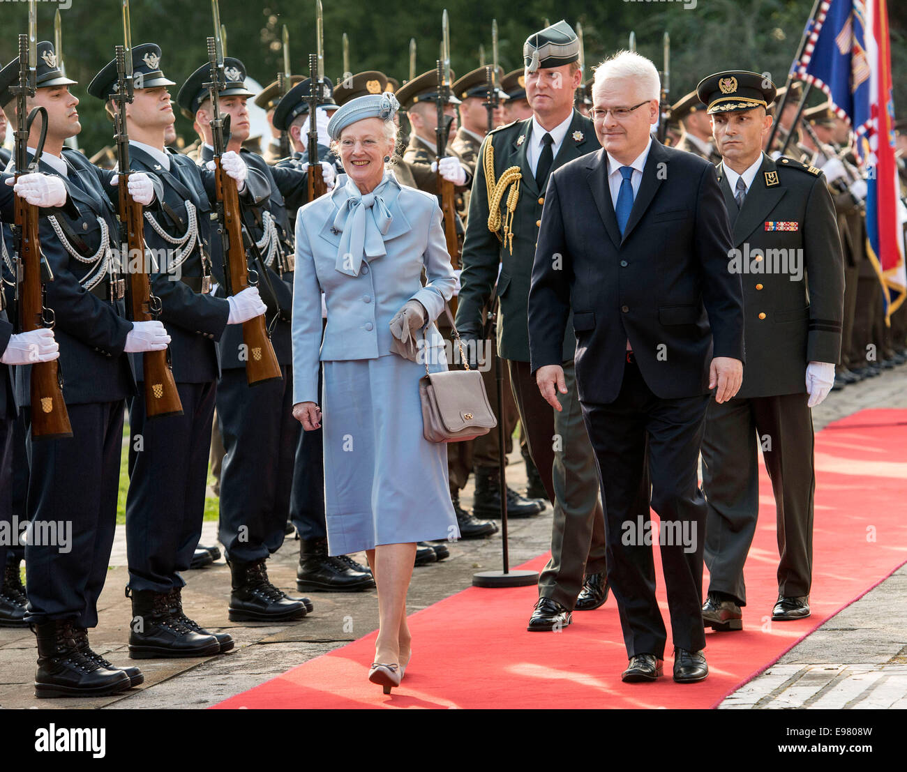 Queen margrethe here on state visit hi-res stock photography and images ...