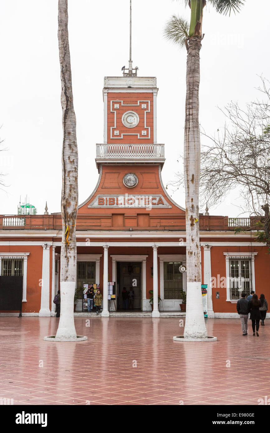 Biblioteca Municipal, or Library, built in 1922 in the Parque Municipal ...