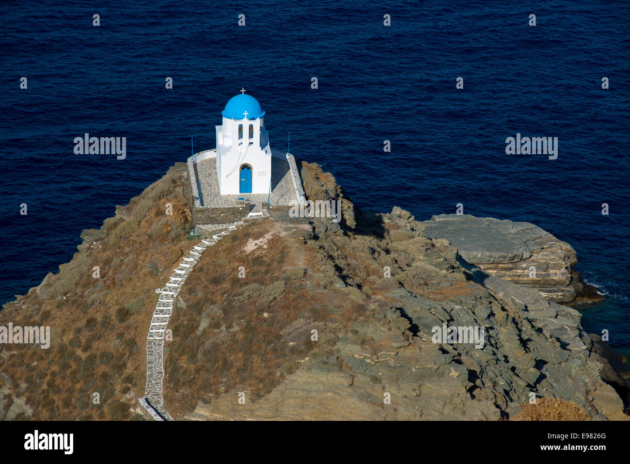 Sifnos castle greece hi-res stock photography and images - Alamy