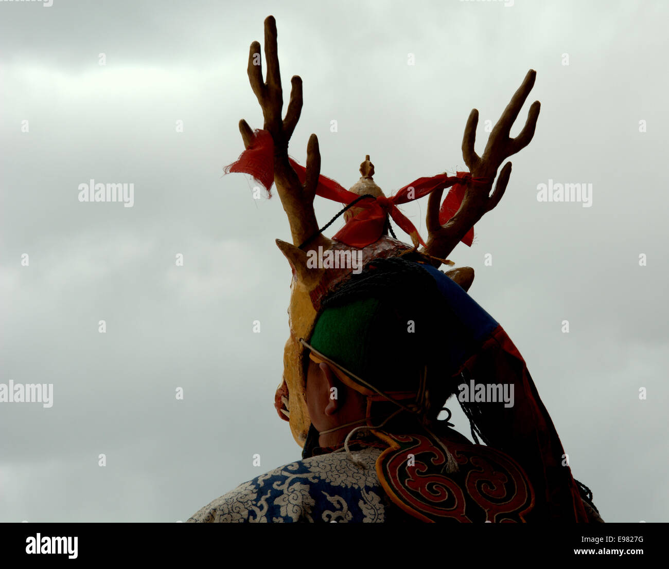 Cham dance performers in elaborate costumes at Lamayuru monastery ...