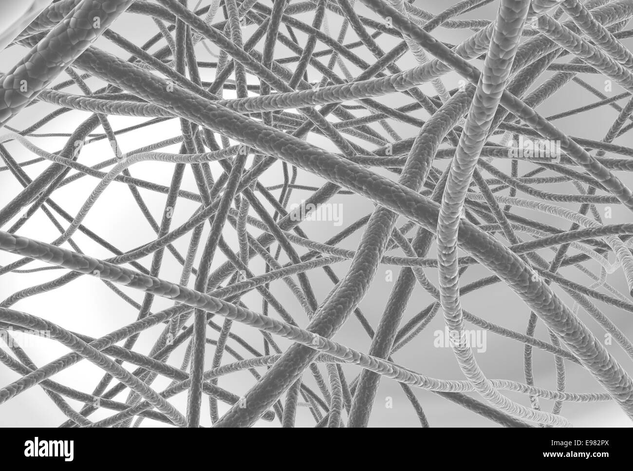 gray fiber in microcosmic view Stock Photo - Alamy