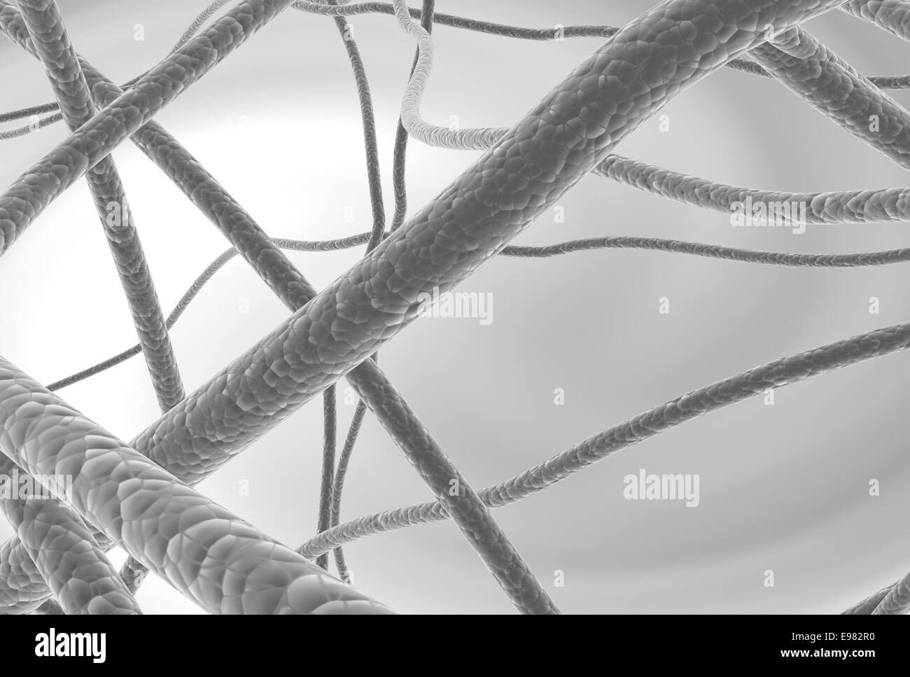 gray fiber in microcosmic view Stock Photo - Alamy