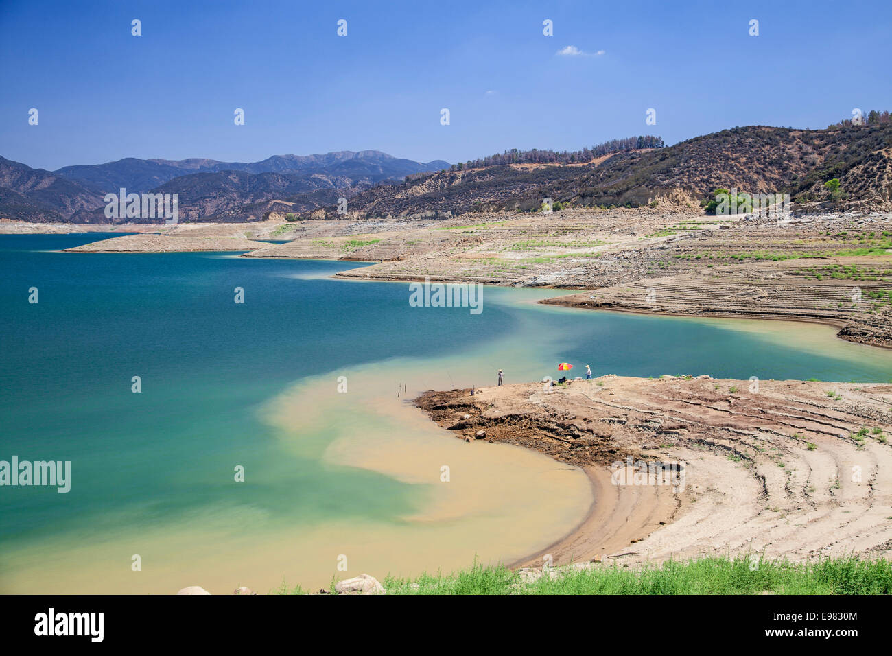 Castaic Lake, a terminus of the West Branch California Aqueduct is at ...
