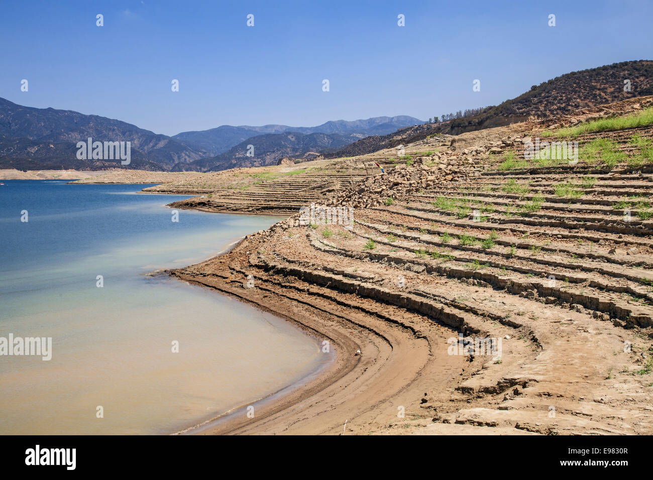 Castaic Lake, a terminus of the West Branch California Aqueduct is at ...