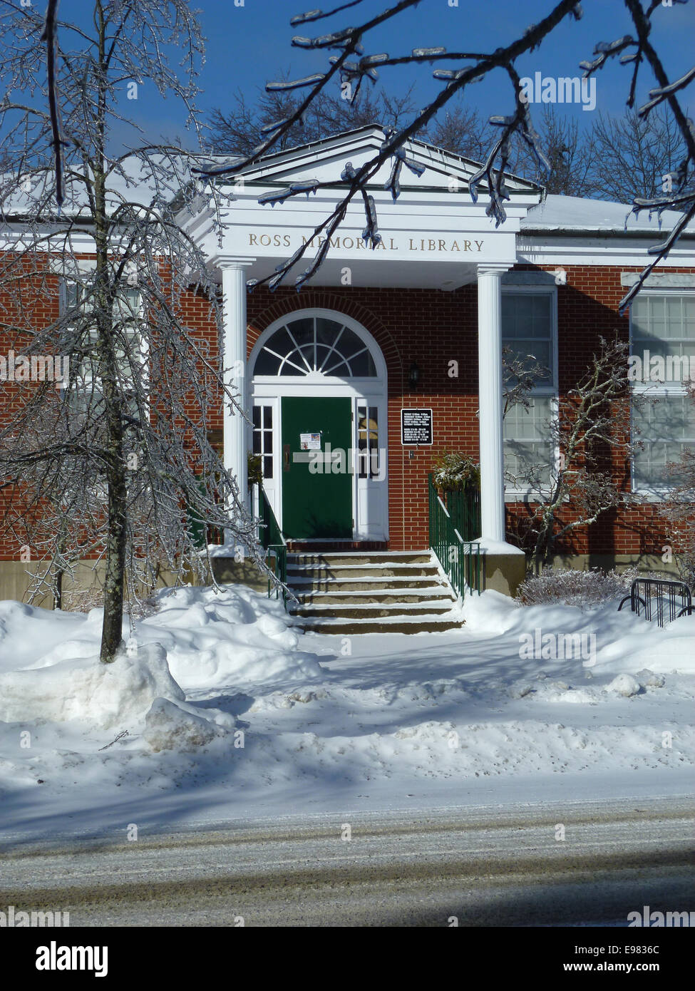 The Ross Memorial Library, St Andrews, New Brunswick, Canada Stock ...