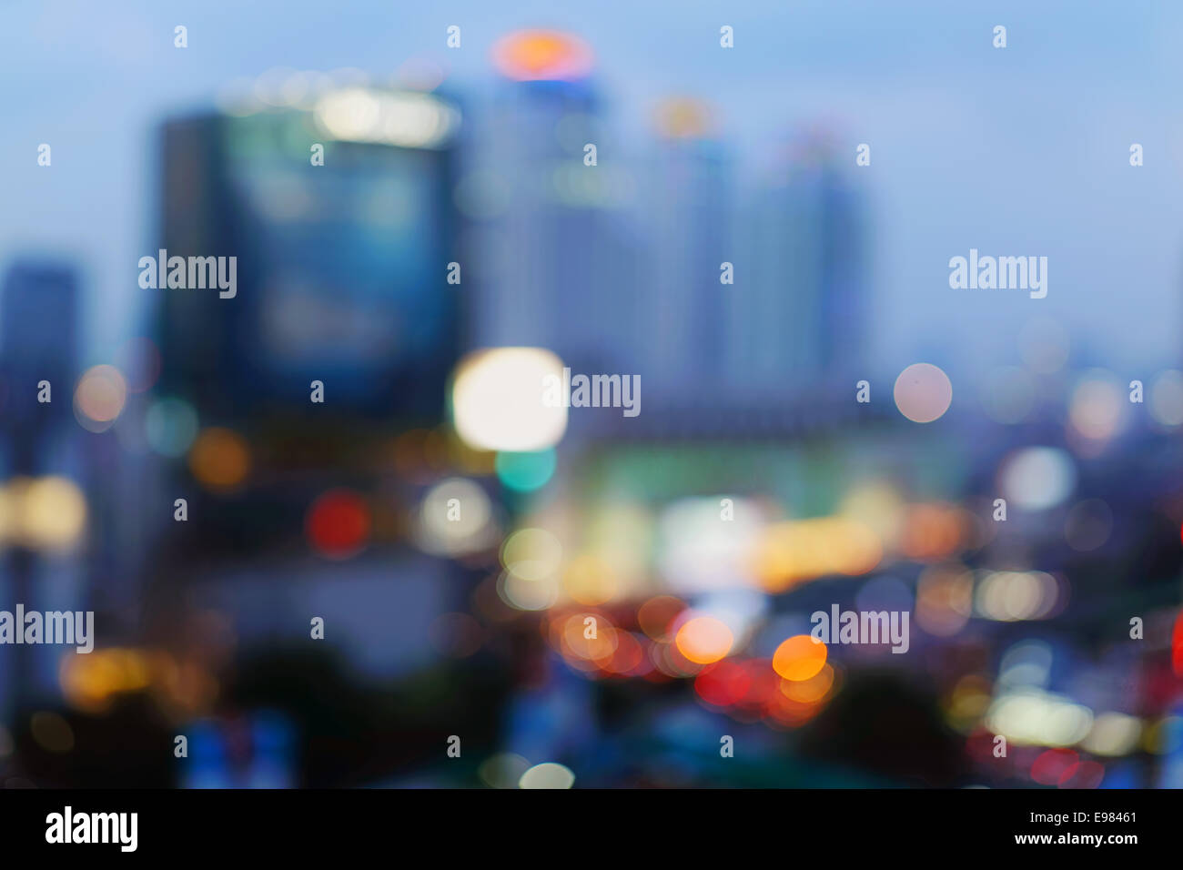Cityscape bokeh hi-res stock photography and images - Alamy