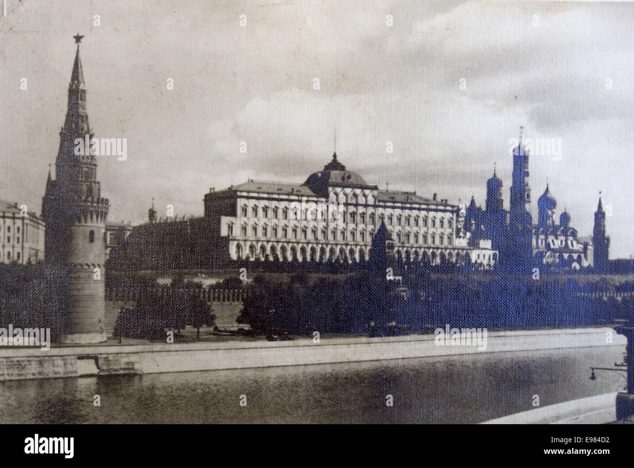 Oct. 11, 2014 - The Kremlin, Moscow, 1950, Reproduction of antique ...