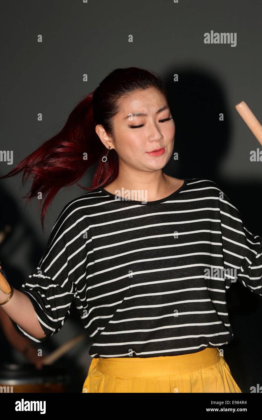 Selina rehearsal the opeing show for the golden bell award in Taipei ...