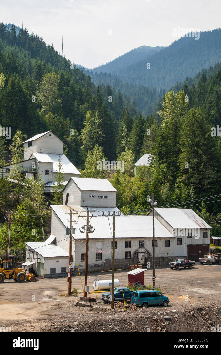 Klondike Silver Corp. mine in Sandon, Slocan Valley, West Kootenay ...