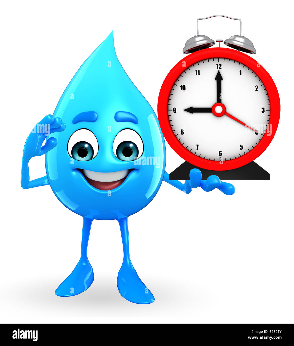 Clock water splash Cut Out Stock Images & Pictures - Alamy