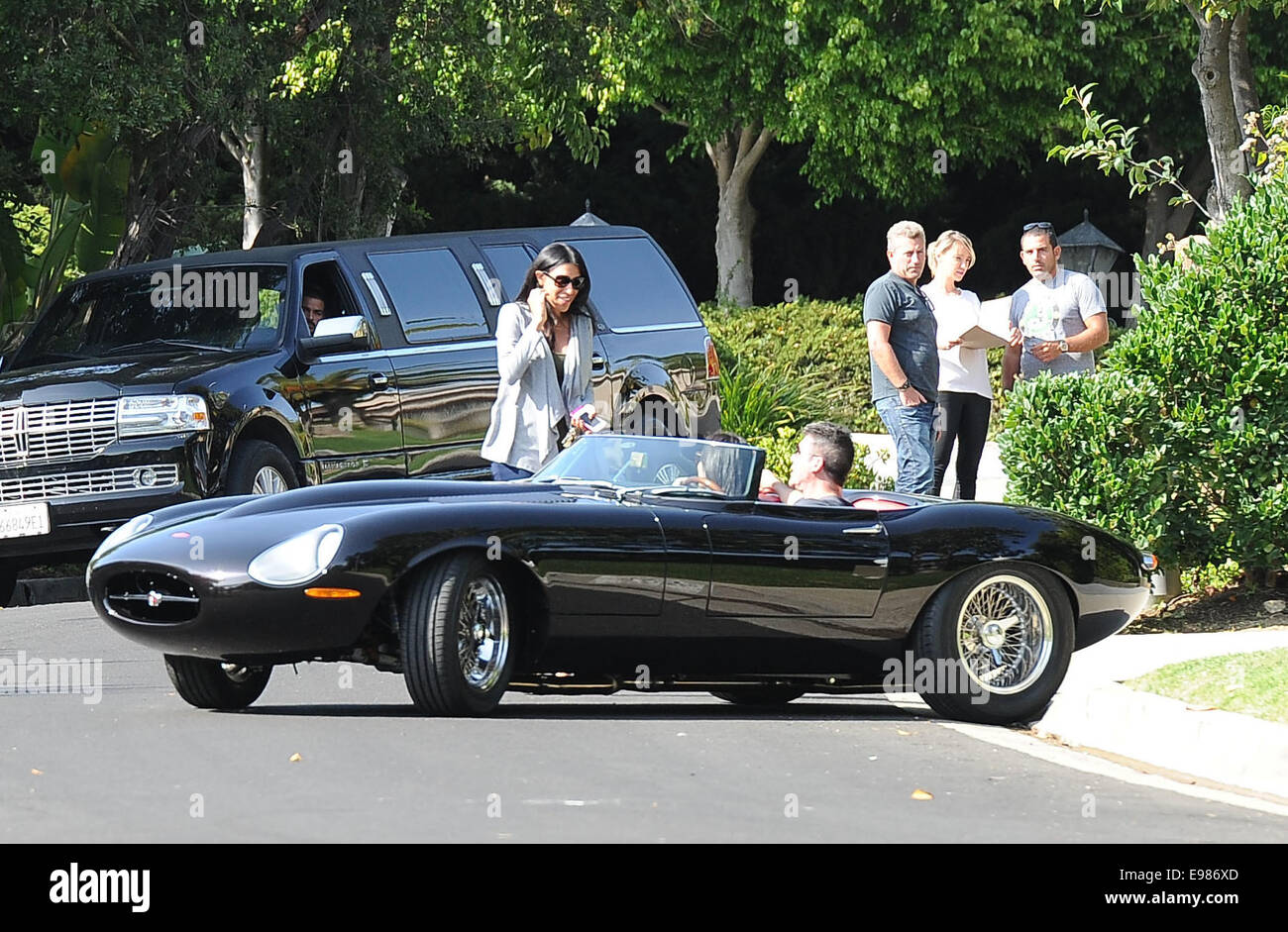Simon Cowell and Lauren Silverman go for a spin around Beverly Hills in ...
