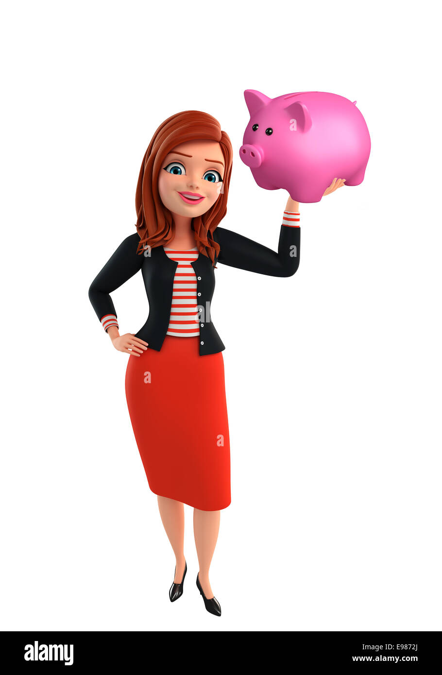 Banker Lady Animation