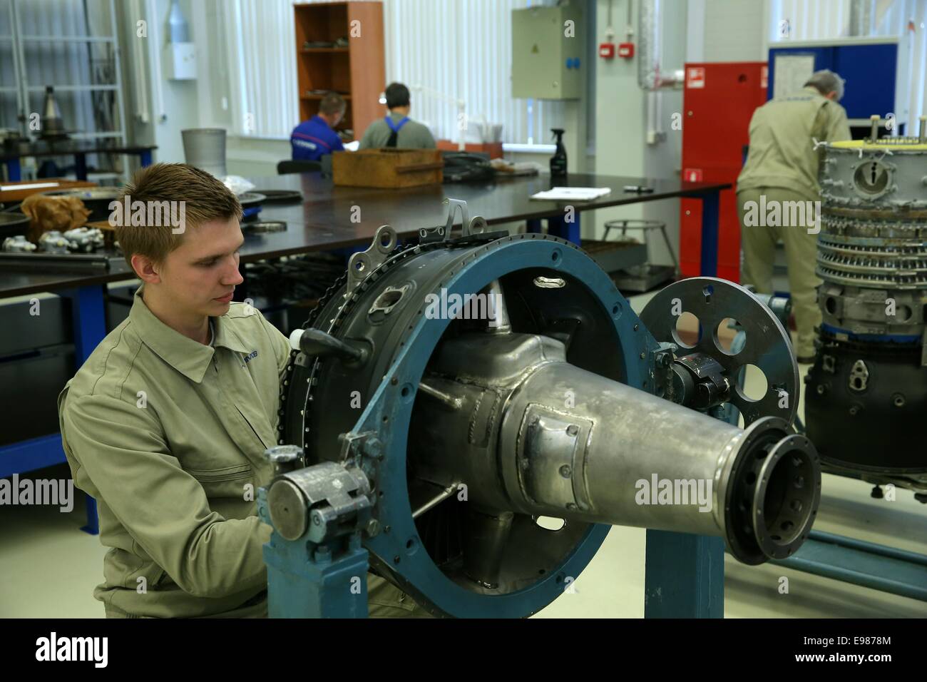 St Petersburg, Russia. 20th Oct, 2014. JSC 'Klimov' launched the 1st ...