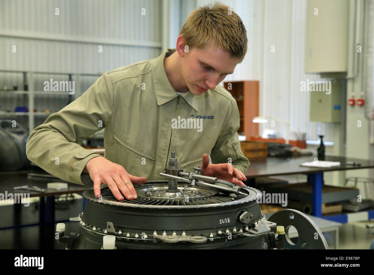 St Petersburg, Russia. 20th Oct, 2014. JSC 'Klimov' launched the 1st ...