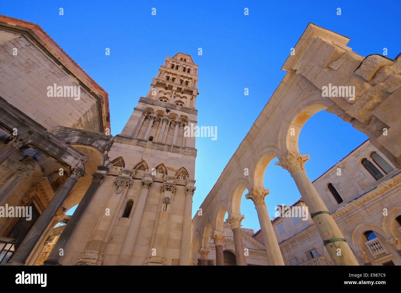 Split croatia tower hi-res stock photography and images - Alamy