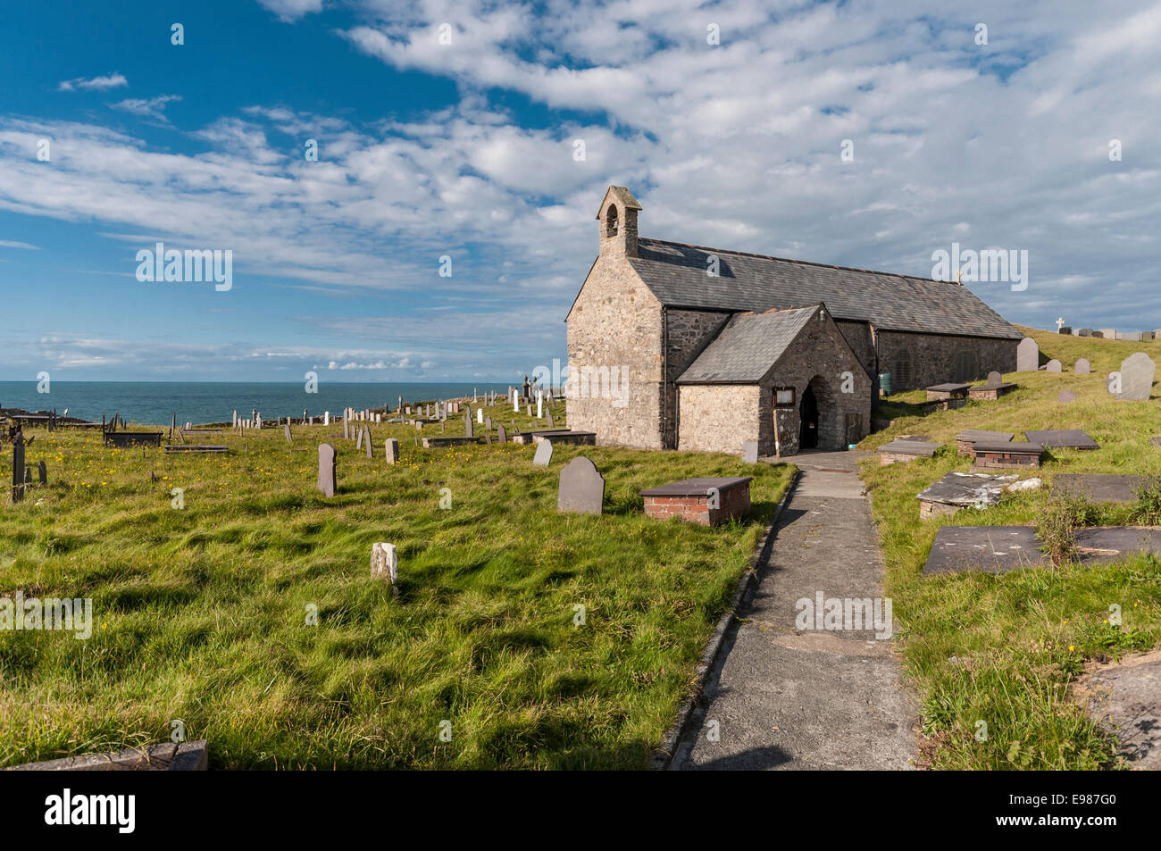 Llanbadrig Church the Church of Saint Patrick Stock Photo - Alamy