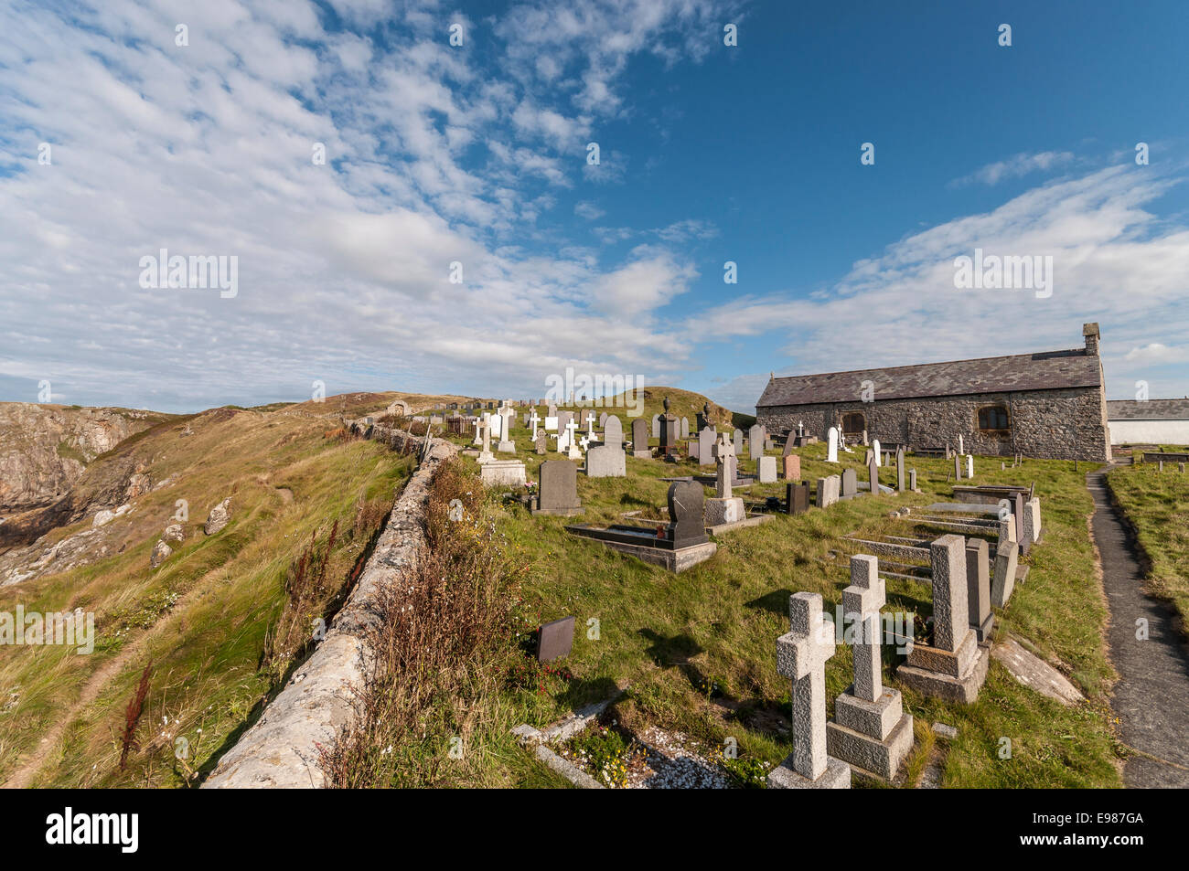 Llanbadrig Church the Church of Saint Patrick Stock Photo - Alamy