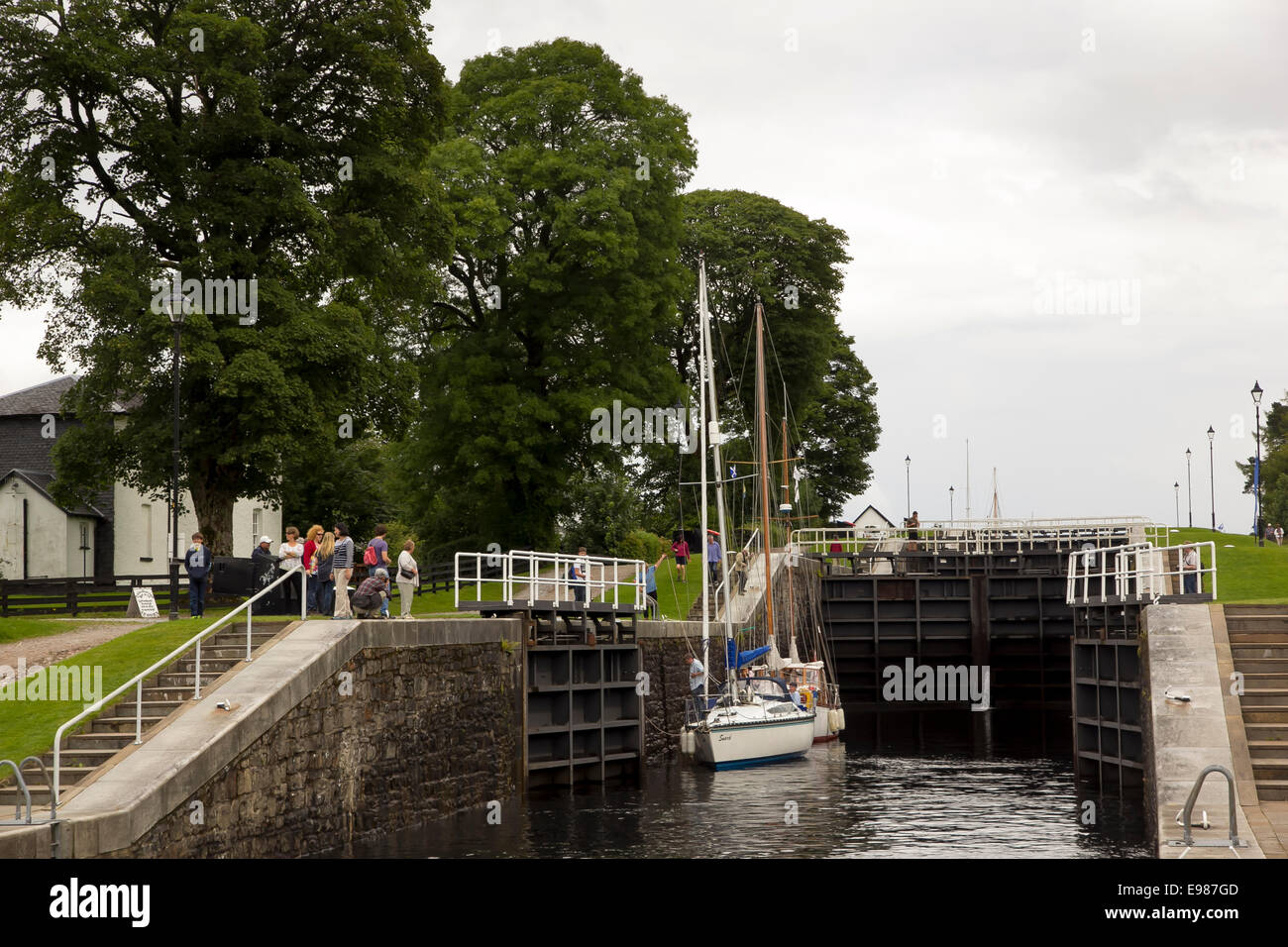 Neptune's Staircase - set of locks at the start of the Caledonian Canal ...