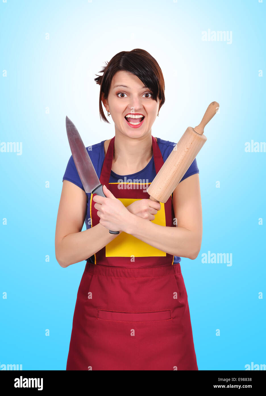 Vintage pin up girl kitchen hi-res stock photography and images - Alamy