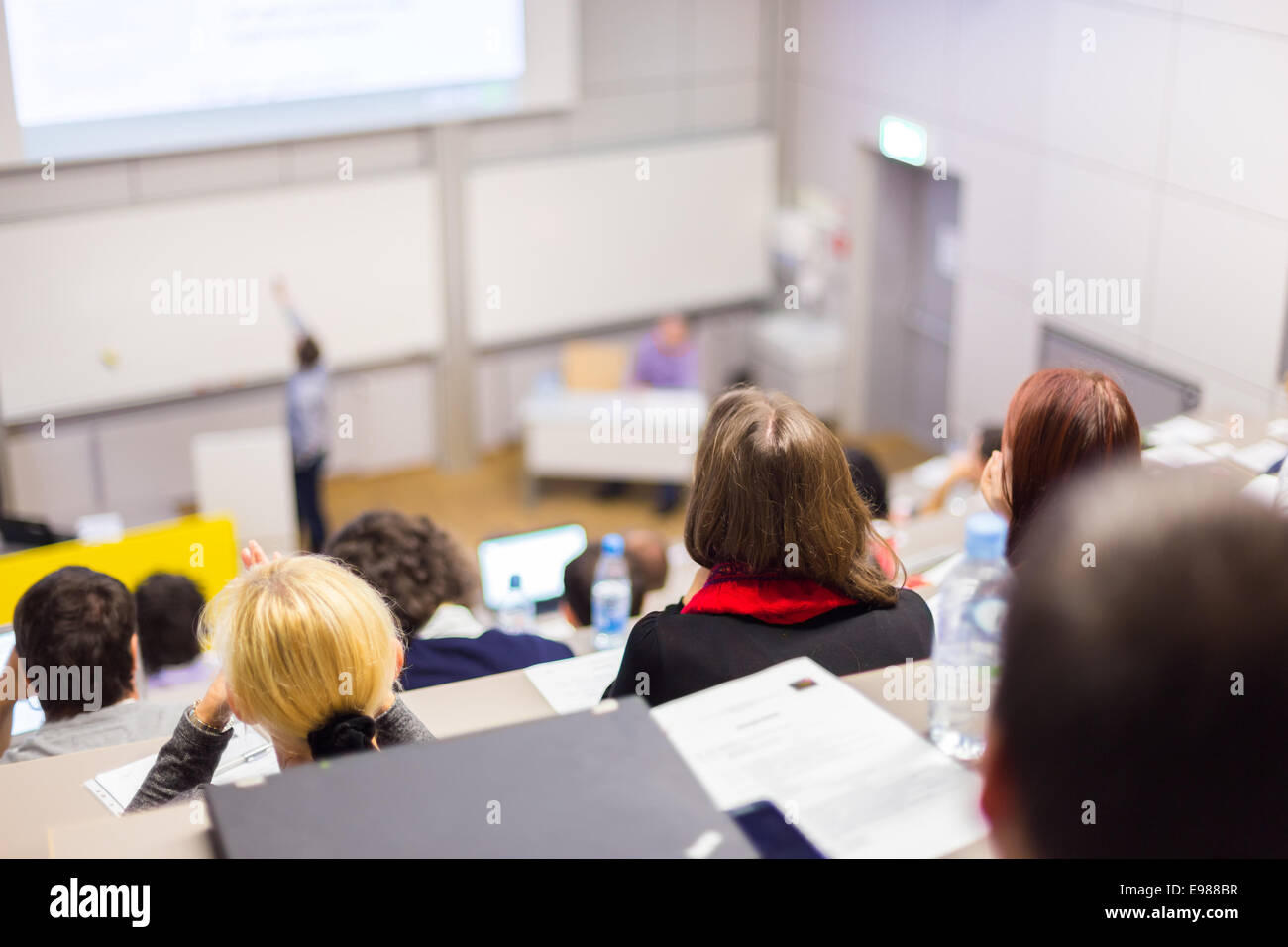 Lecture at university Stock Photo - Alamy