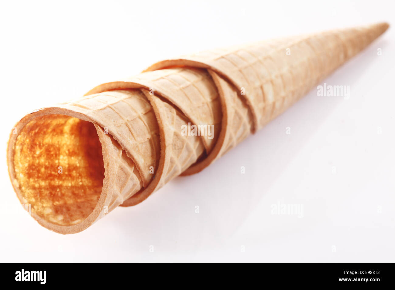 Medium icecream Cones on white background. Visit my portfolio for more ...
