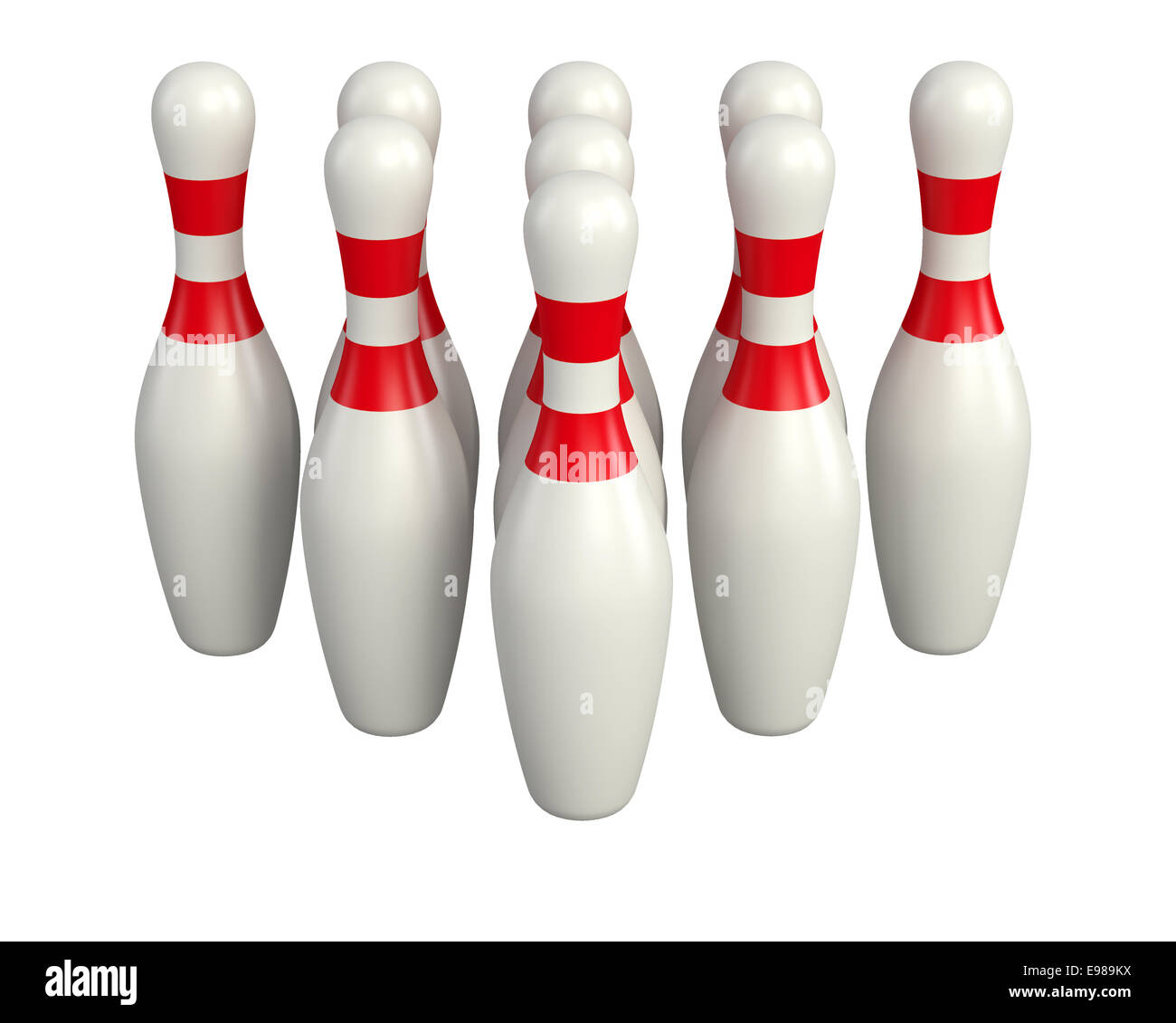 3d illustration of Tenpin Stock Photo - Alamy