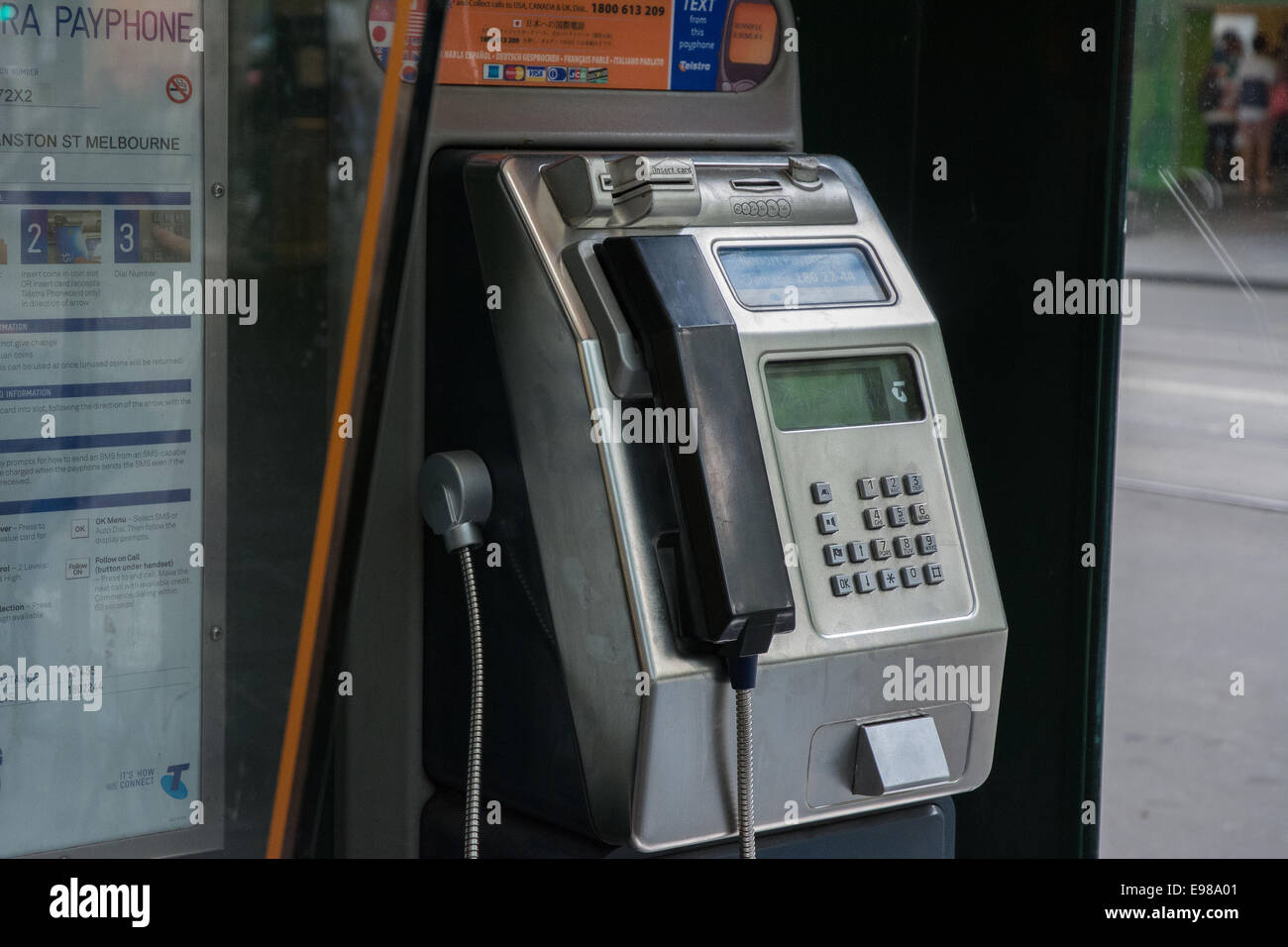 Public Pay Phone Stock Photo - Alamy