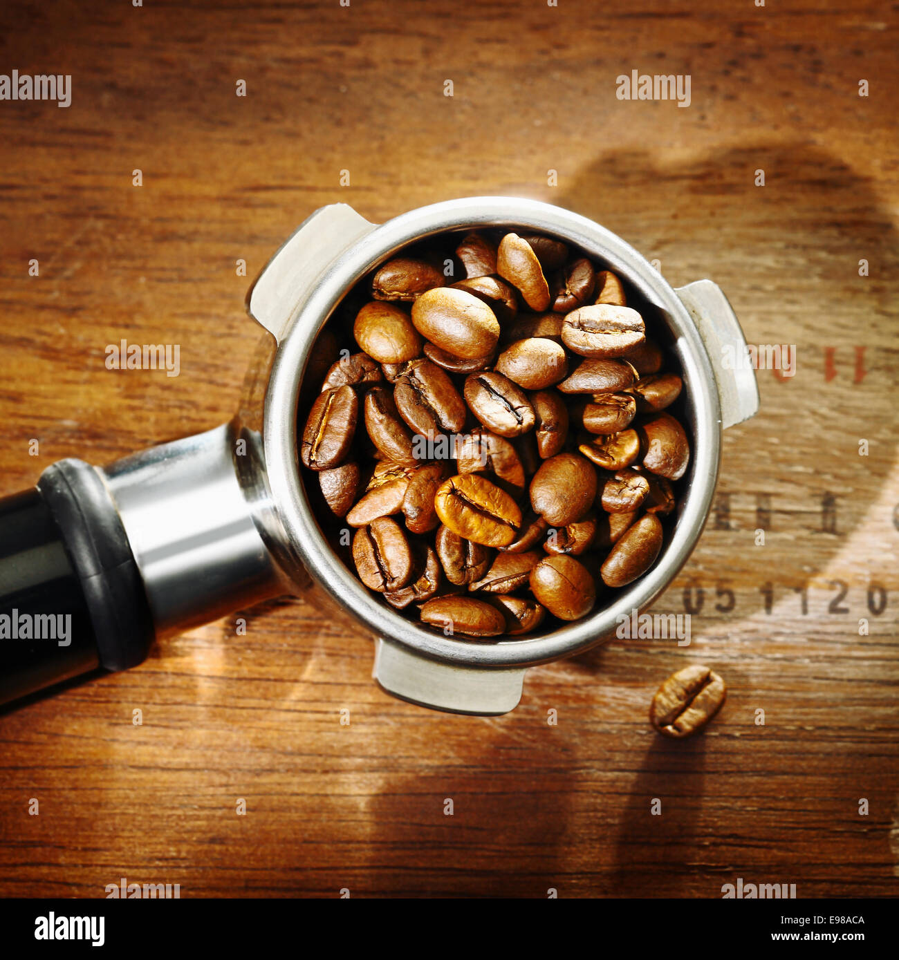 Whole bean coffee from the machine hi-res stock photography and images ...
