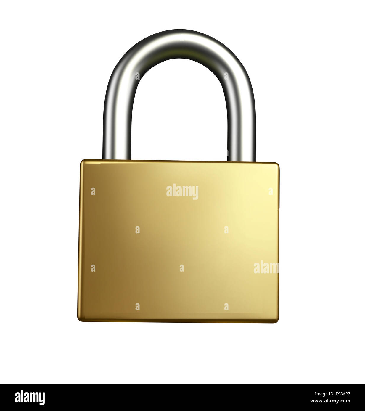 3D Lock Illustration Stock Photo - Alamy