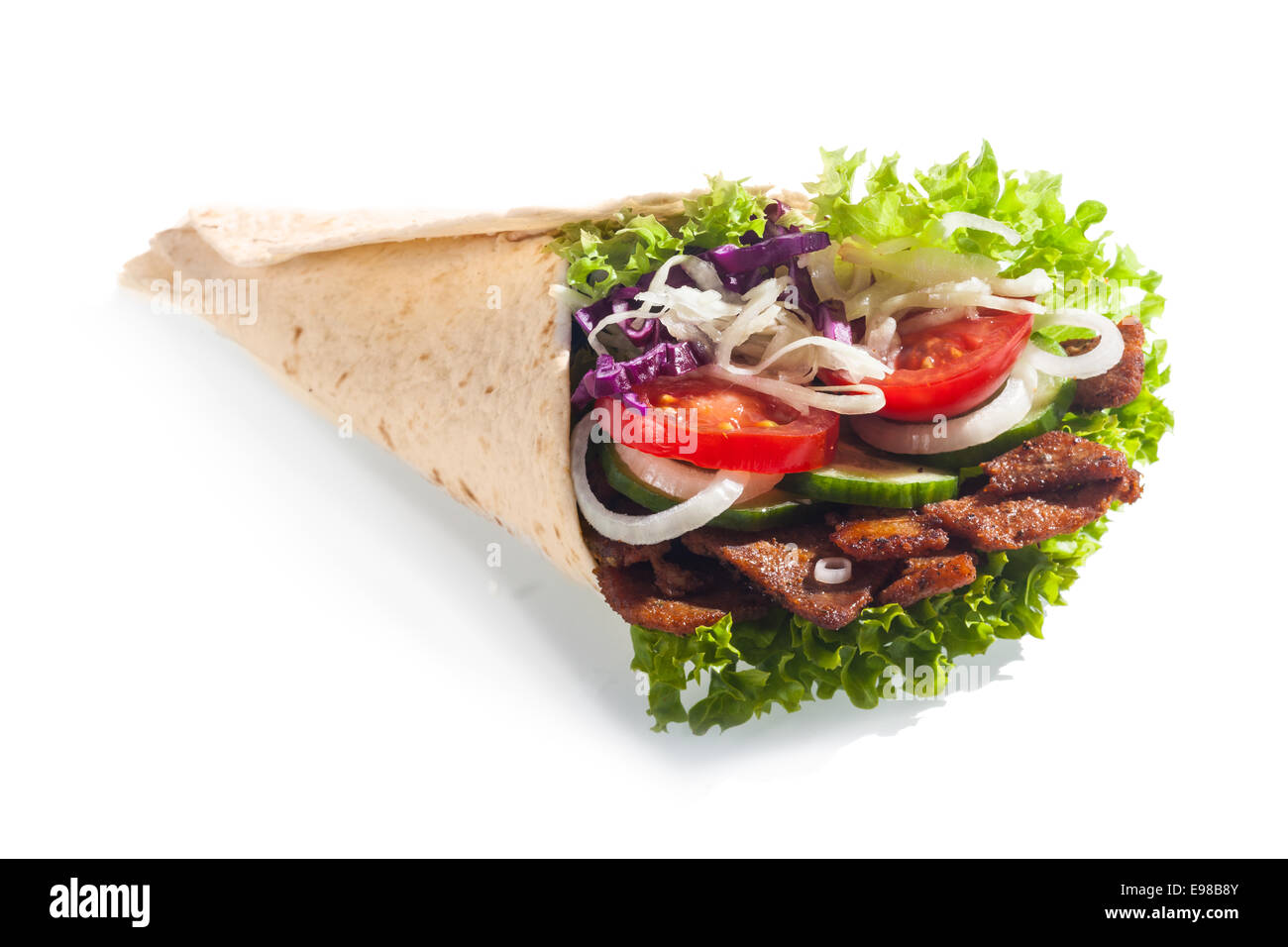 Doner kebab shop Cut Out Stock Images & Pictures - Alamy
