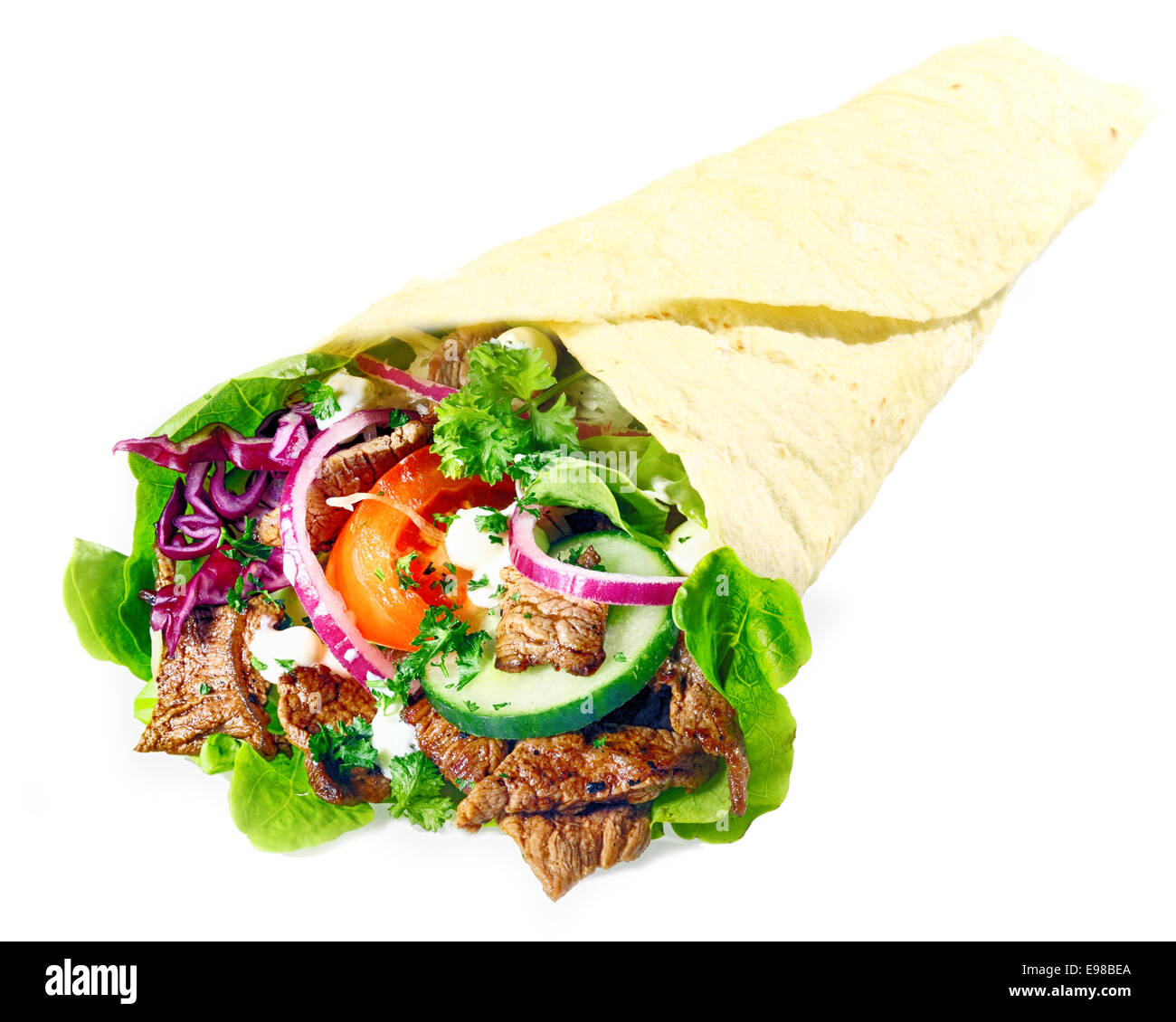 Shawarma imbiss Cut Out Stock Images & Pictures - Alamy