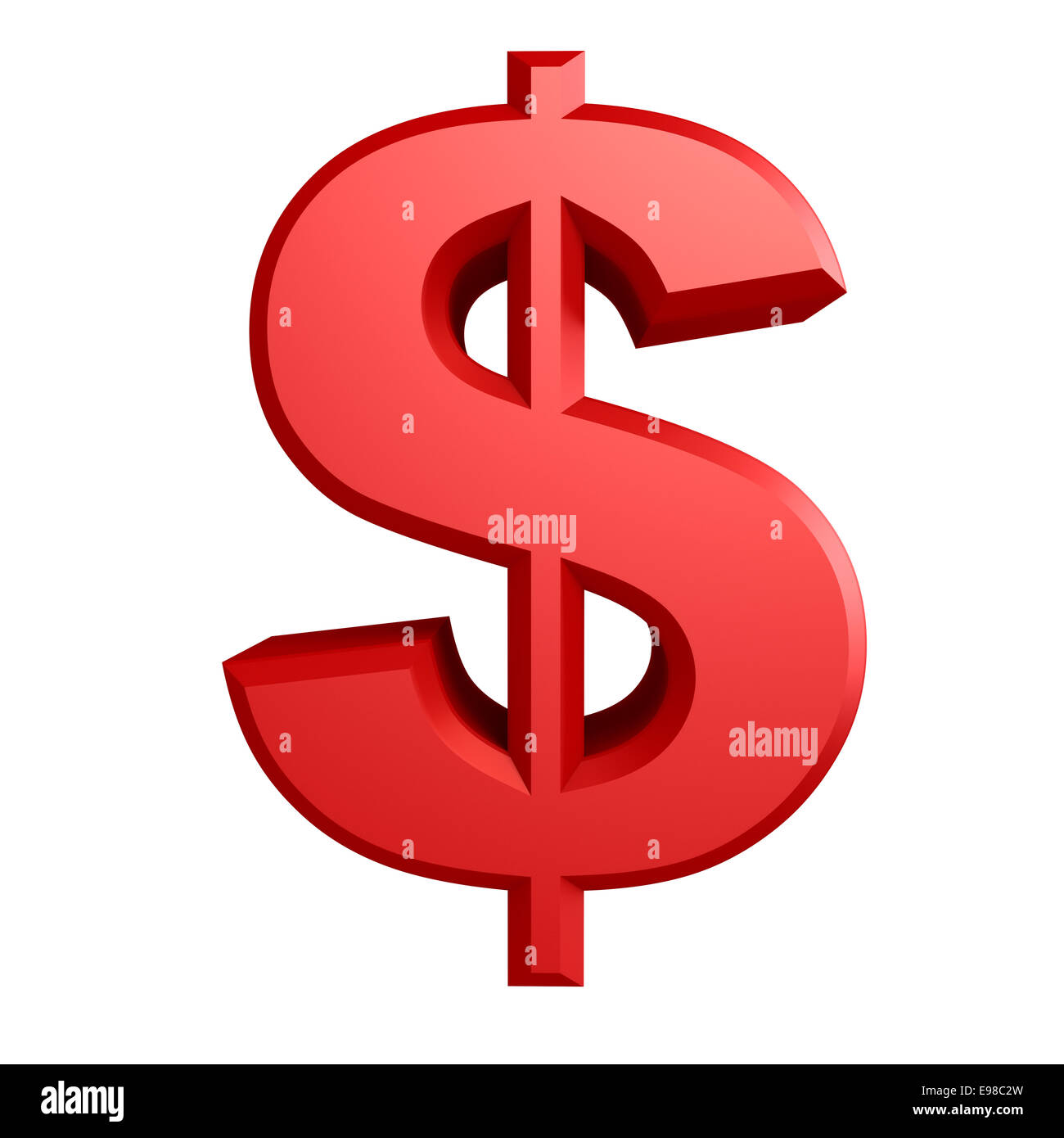 illustration of Dollar sign Stock Photo - Alamy