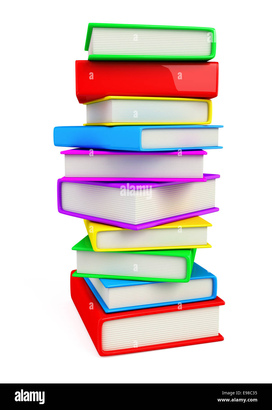 Books side view Cut Out Stock Images & Pictures - Alamy