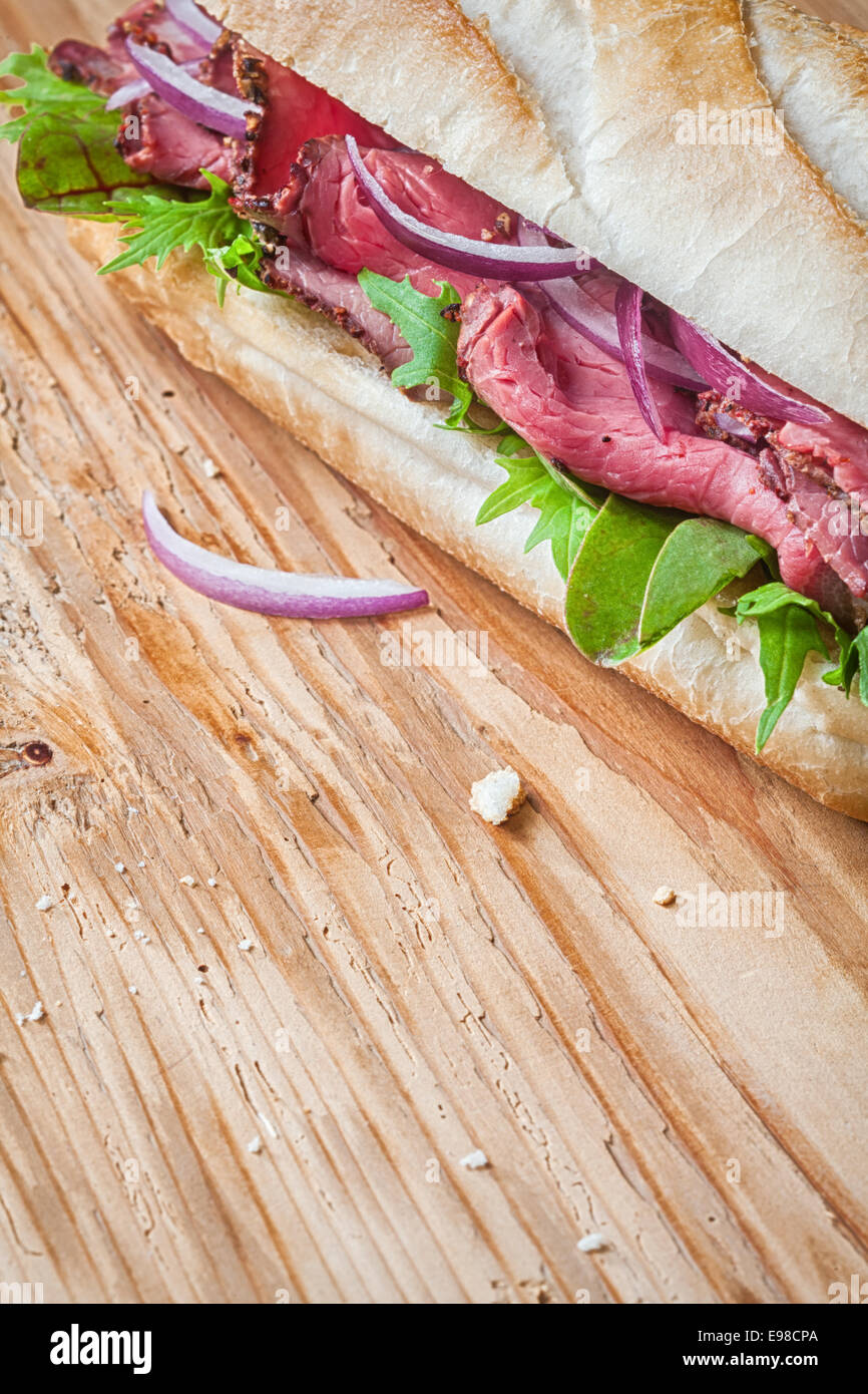 American roast beef sandwich hi-res stock photography and images - Alamy