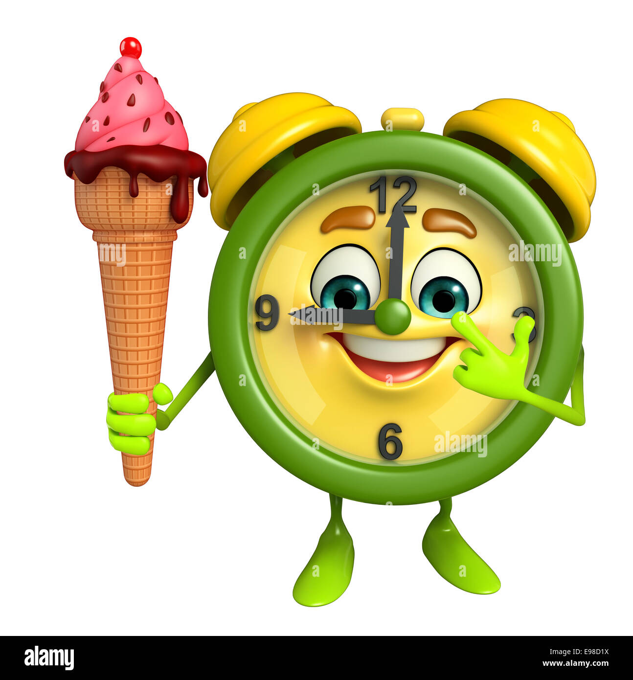 Alarm clock shape food hi-res stock photography and images - Alamy