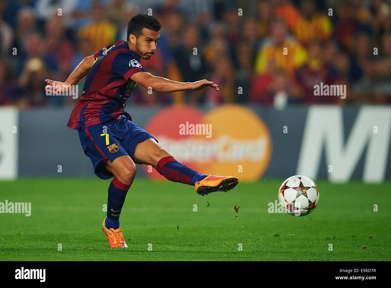Pedro (FC Barcelona), during the Champions League soccer match between ...
