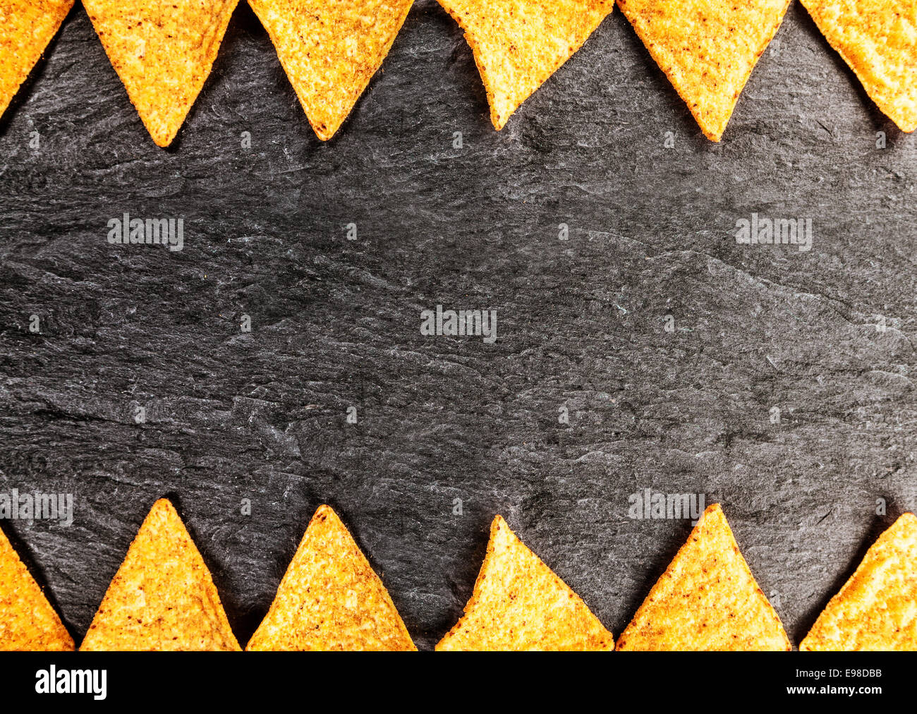 Mexican tacos food border background hi-res stock photography and ...