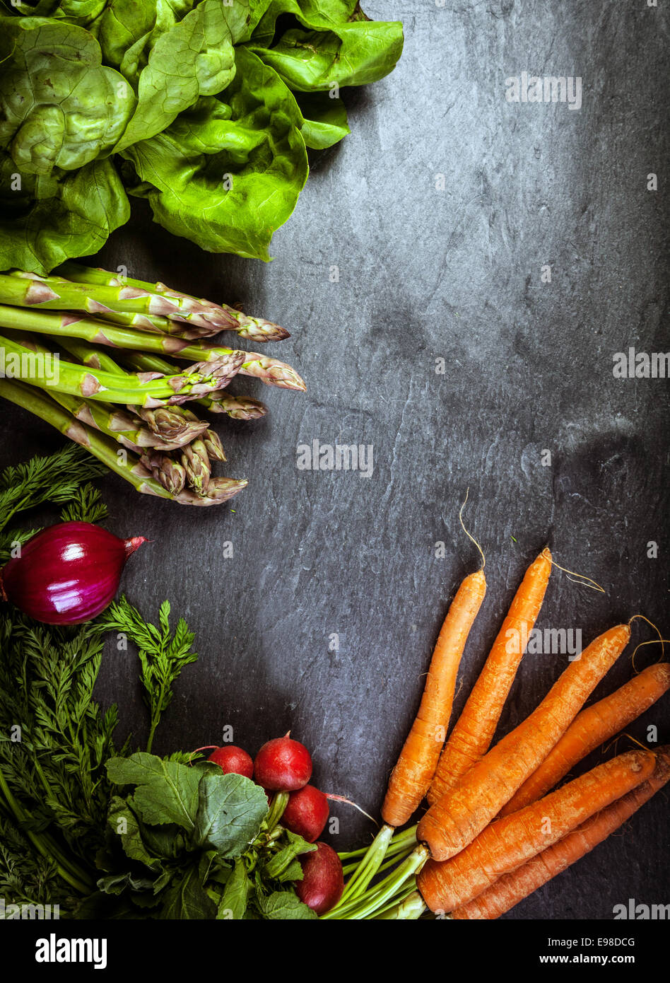 Vegetable border hi-res stock photography and images - Alamy