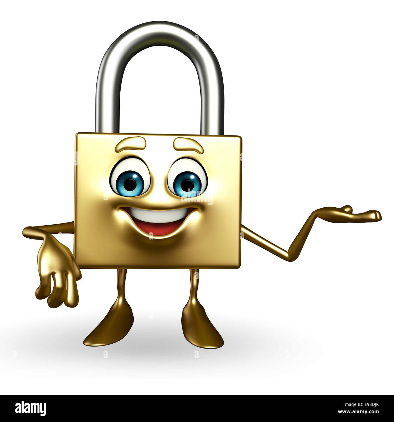 Hand holding lock Cut Out Stock Images & Pictures - Alamy