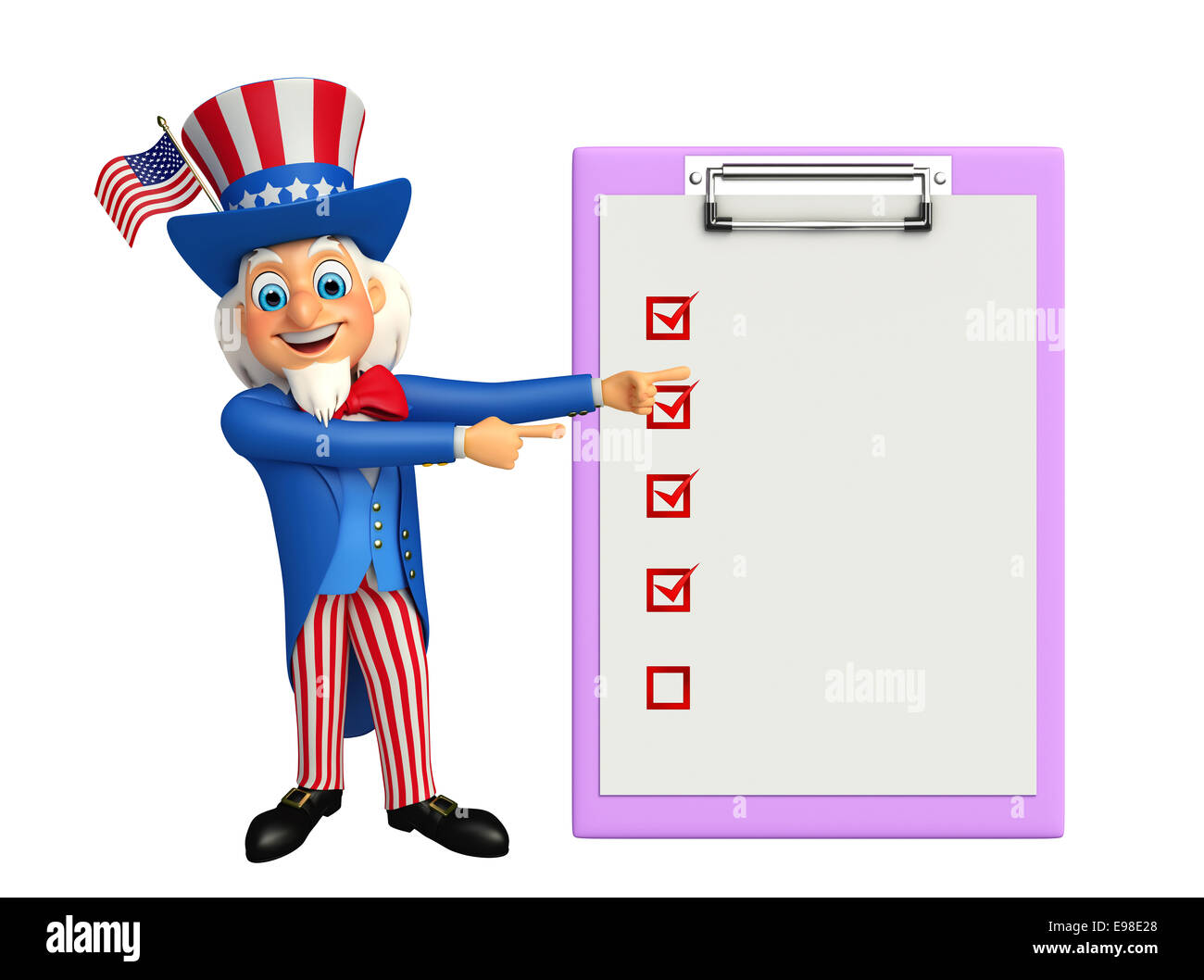 Cartoon uncle sam Cut Out Stock Images & Pictures - Alamy